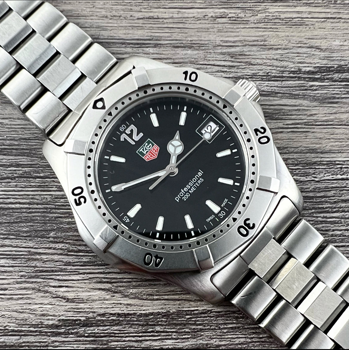 2000s Tag Heuer 2000 Professional Quartz WK1110-1 (Full Set) – Mornington Watches