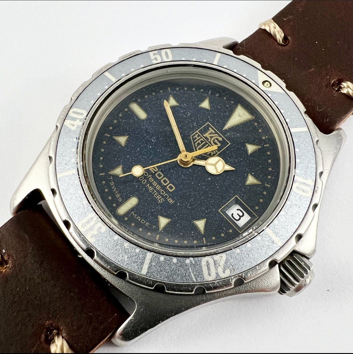 1980s Tag Heuer Professional 2000 Quartz 972.613 – Mornington Watches