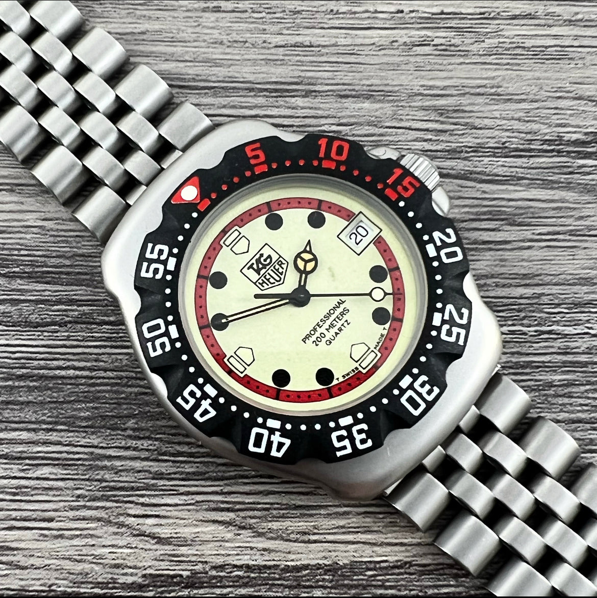 1991 Tag Heuer Professional Formula 1 Quartz Unisex 371.513 ...