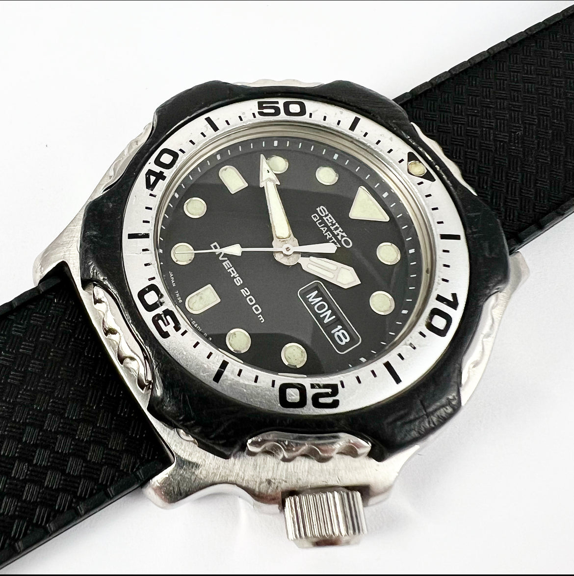 1991 Seiko 7N36-6A00 Diver’s 200m Quartz – Mornington Watches