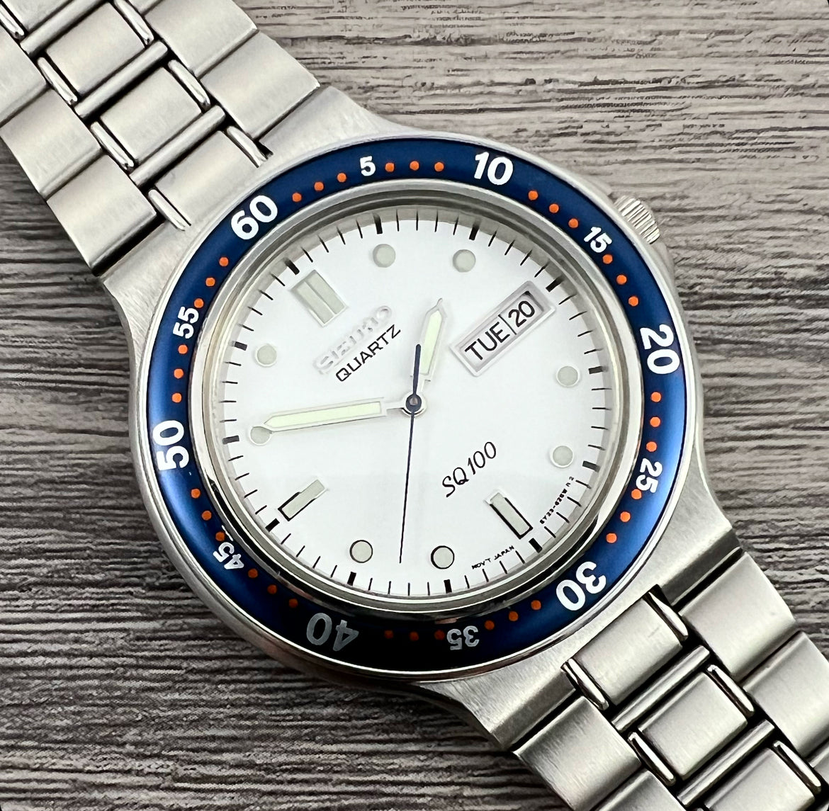 1989 Seiko SQ100 5Y23-6130 Quartz (Full Set) – Mornington Watches
