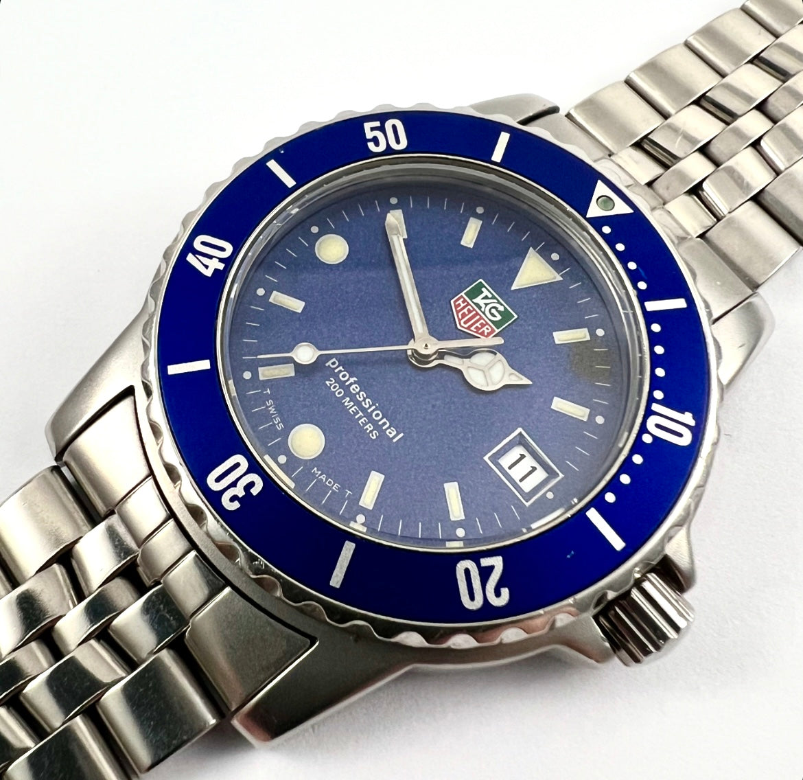 1990s Tag Heuer 1500 Professional Quartz WD1214-G-20 – Mornington Watches