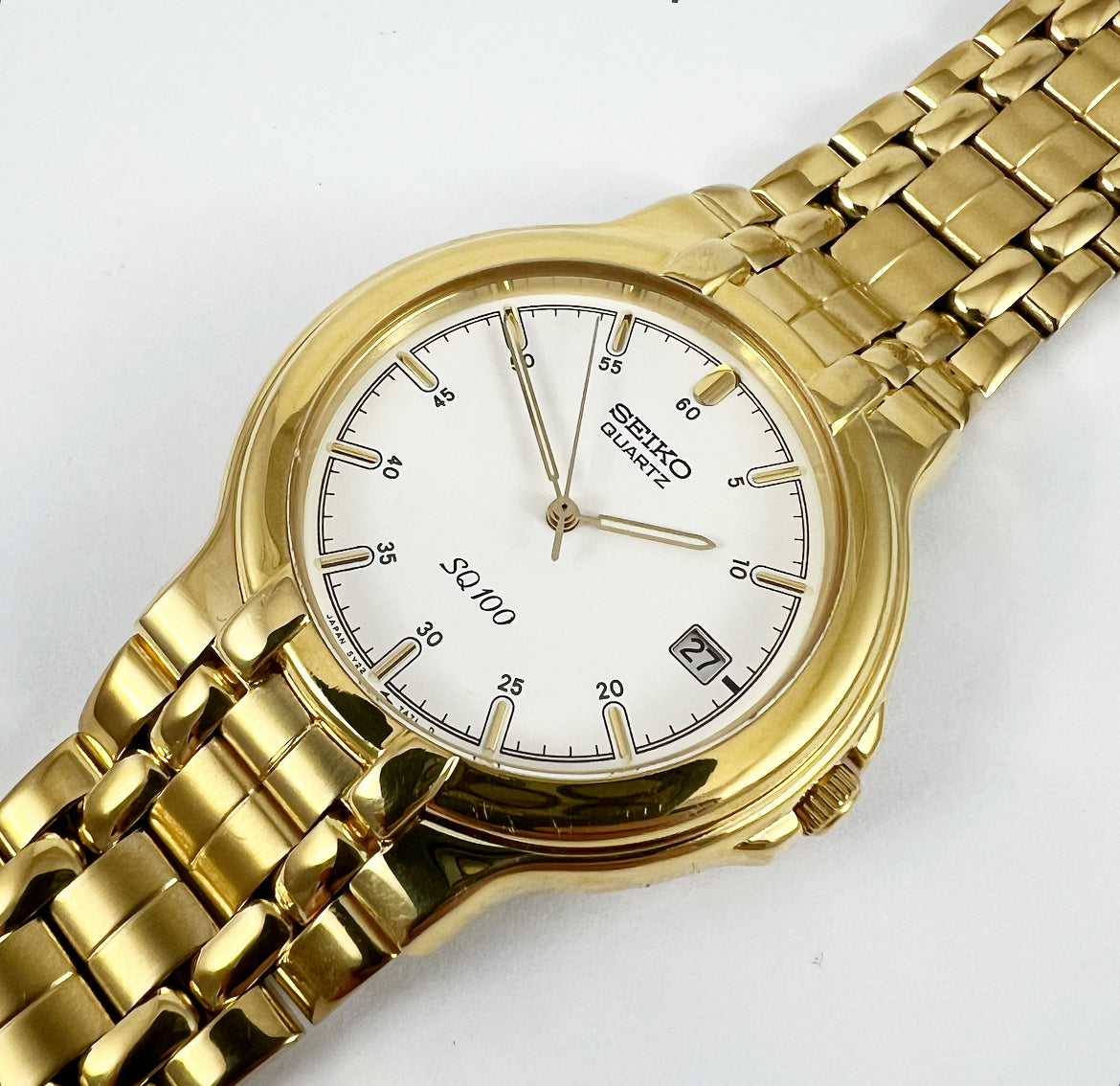 1990 Seiko SQ 100 5Y22-7A40 Quartz – Mornington Watches