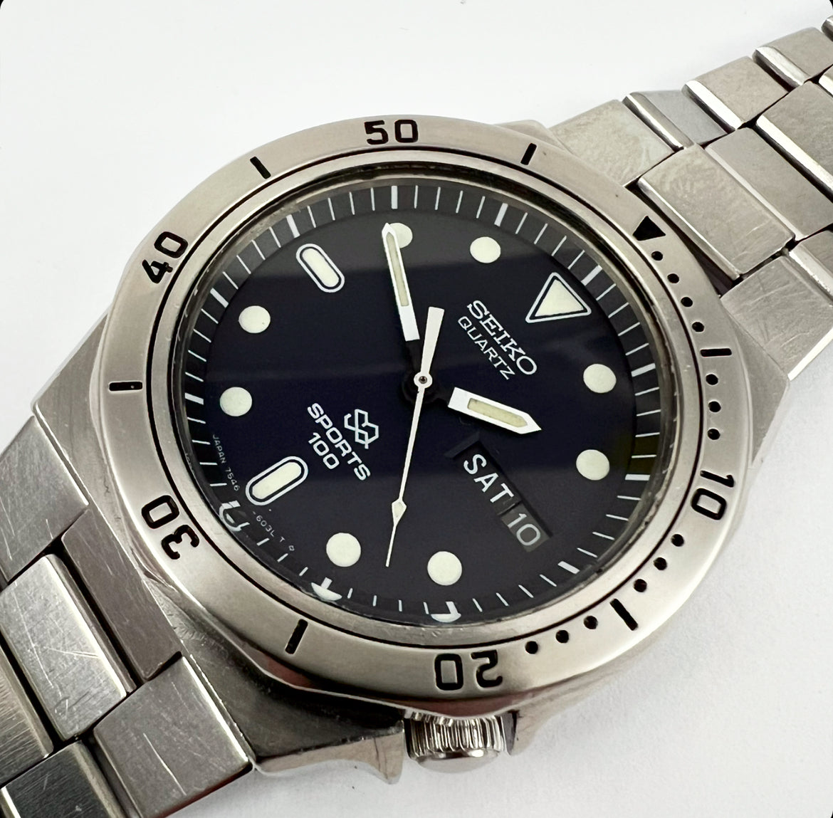 1978 Seiko SQ Sports 100 7546-6030 Quartz – Mornington Watches