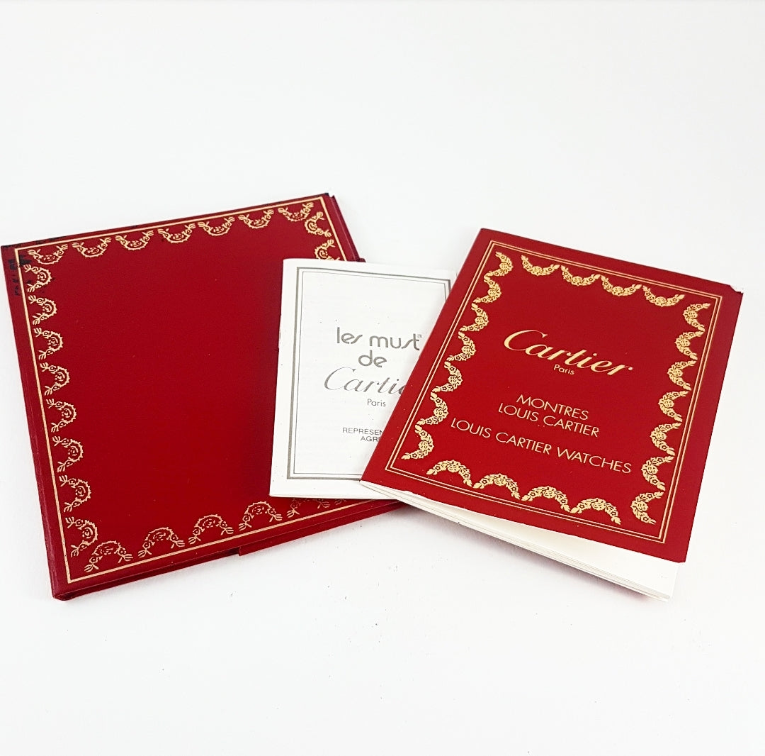 Original Cartier Louis Cartier Watch Instruction Booklets and Document ...
