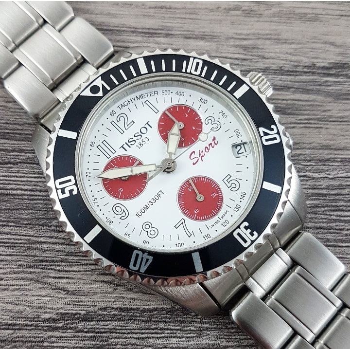 2000s Tissot Quartz Chronograph E662/762M – Mornington Watches